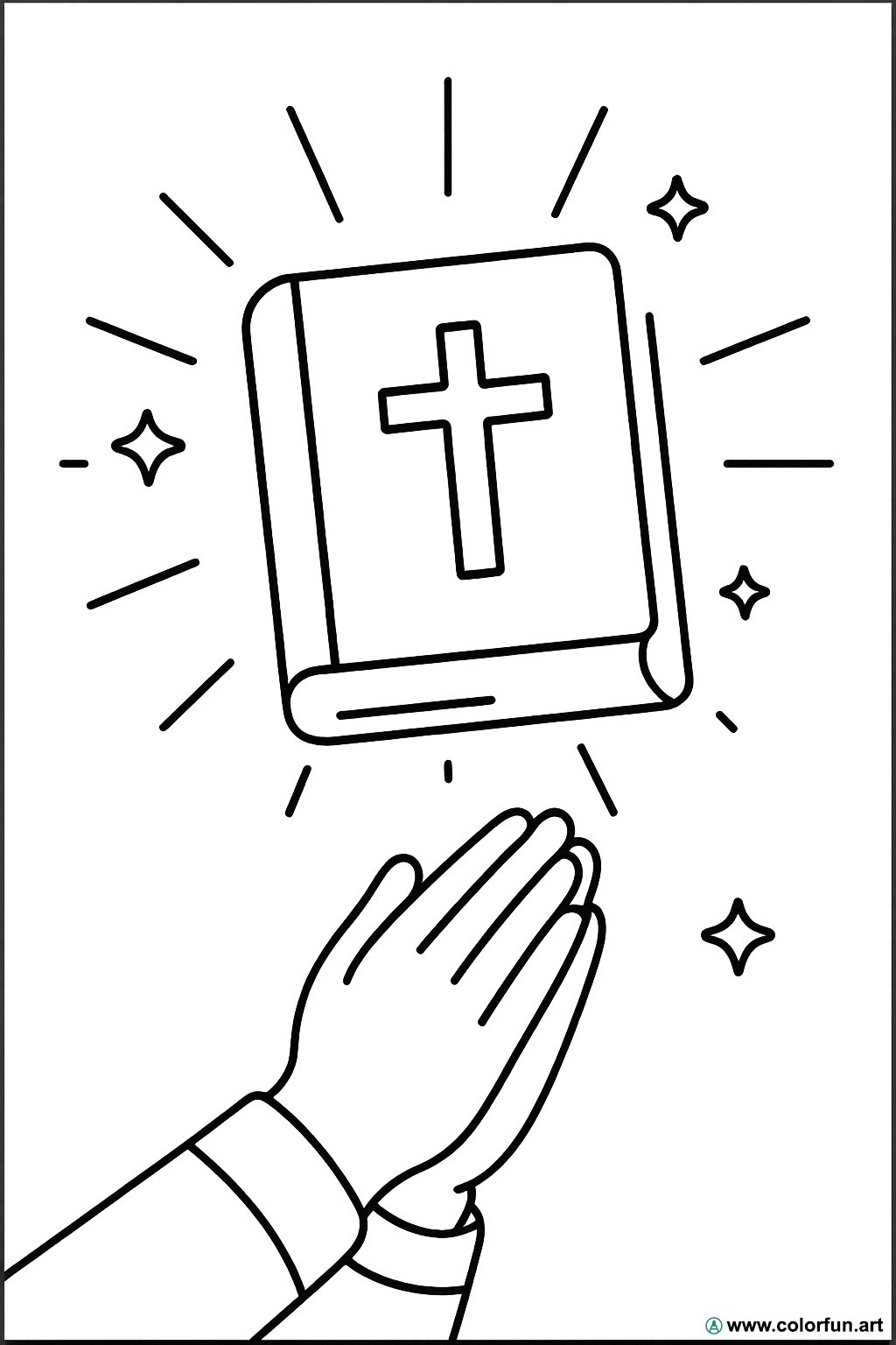 Catholic children's coloring page Download or Print for free